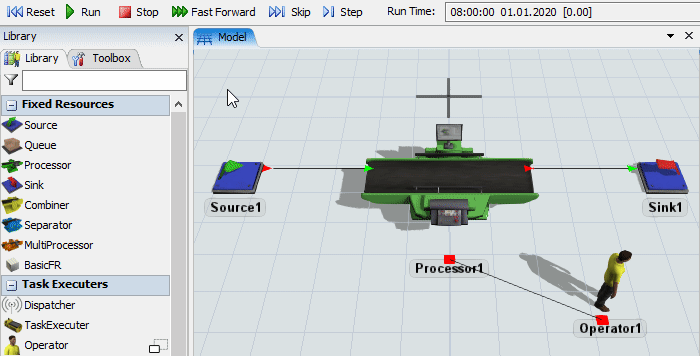 Tutoriel FlexSim n°1
