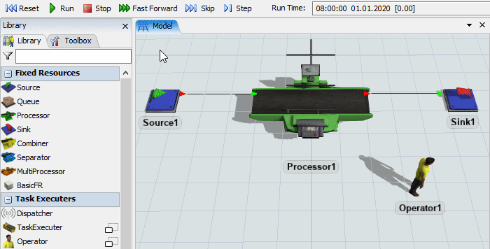 Tutoriel FlexSim n°1